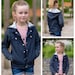 Kid's Denim Jacket PDF Sewing Pattern - Etsy