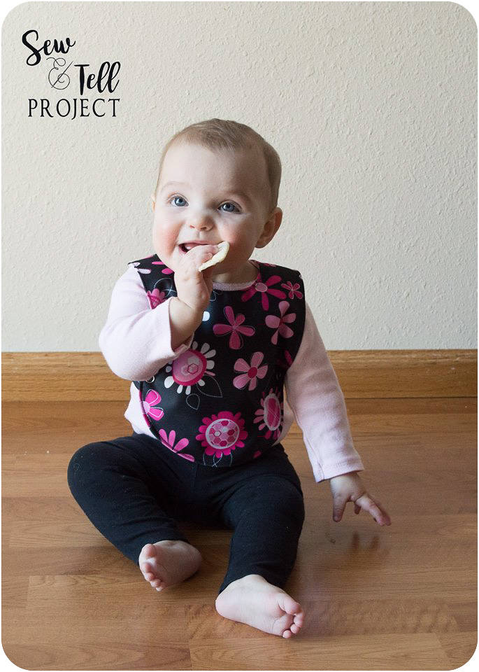 Houdini Bib Sewing Pattern / Full Coverage Baby Bib / Bib With Snaps ...