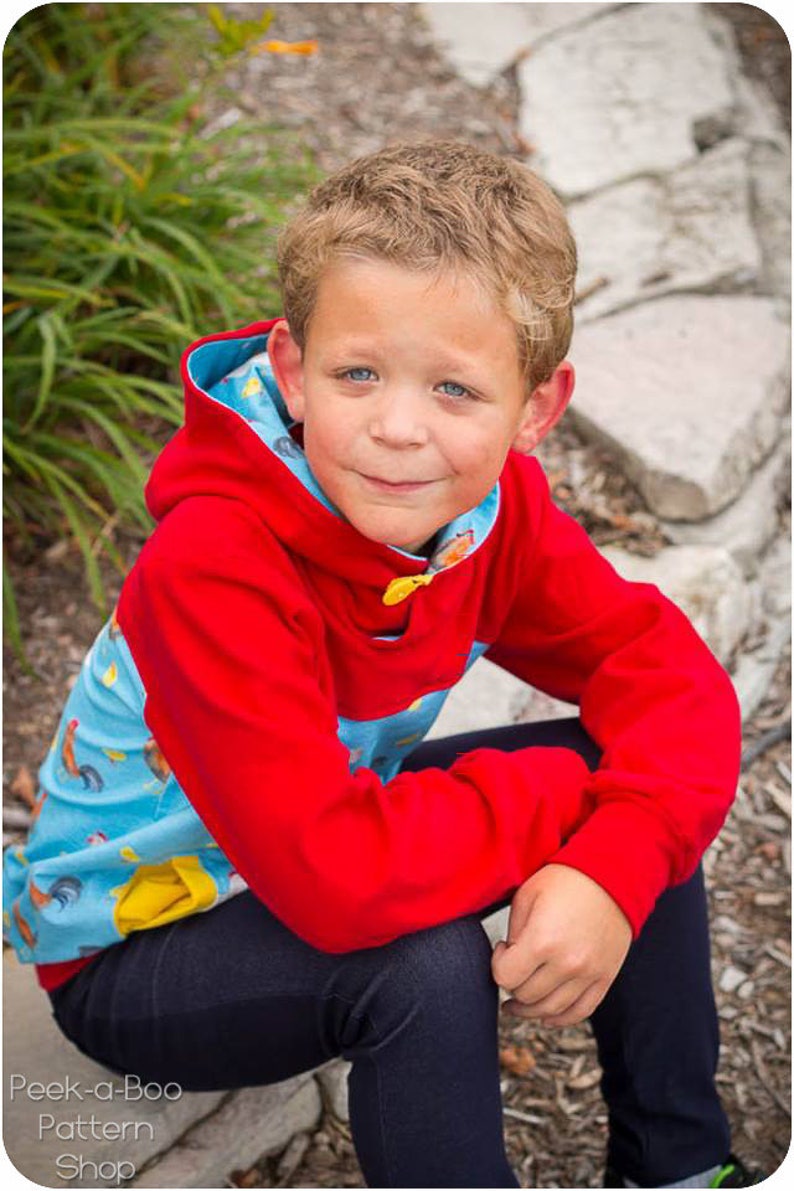 Huckleberry Hoodie PDF Sewing Pattern: Hoodie Pattern / Sweatshirt PDF ...