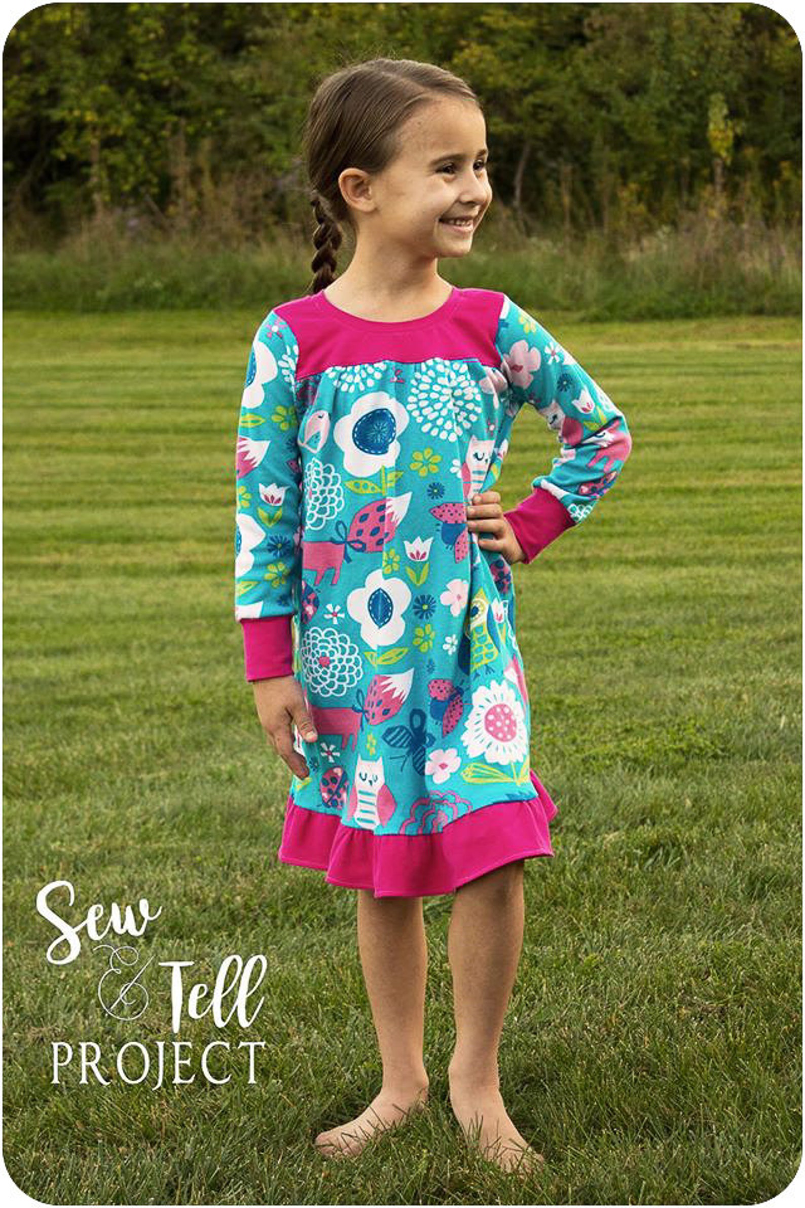 Dreamland Nightgown Sewing Pattern: Girls Nightgown Pattern - Etsy ...