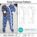 Houdini Bib Sewing Pattern / Full Coverage Baby Bib / Bib With Snaps ...
