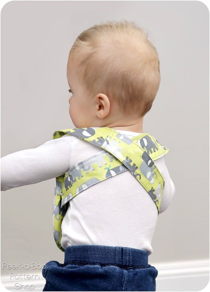 Houdini Bib Sewing Pattern / Full Coverage Baby Bib / Bib With | Etsy