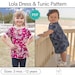 Lola Dress and Tunic PDF Sewing Pattern: Girls Tunic Sewing Pattern ...