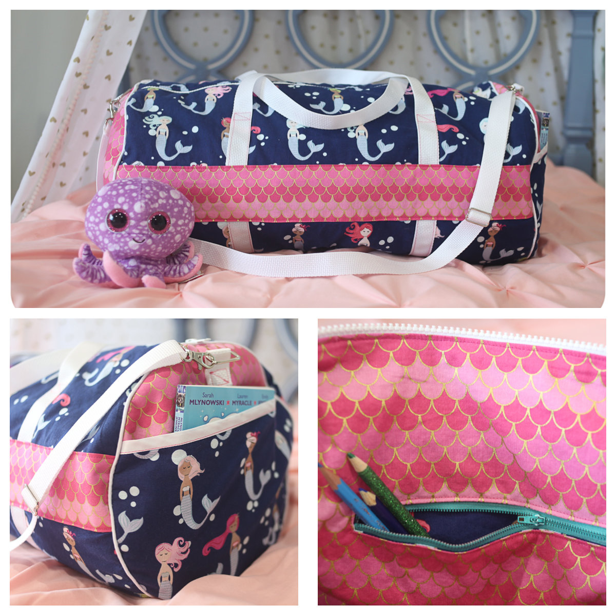 Wanderlust Duffle Bag PDF Sewing Pattern | Etsy