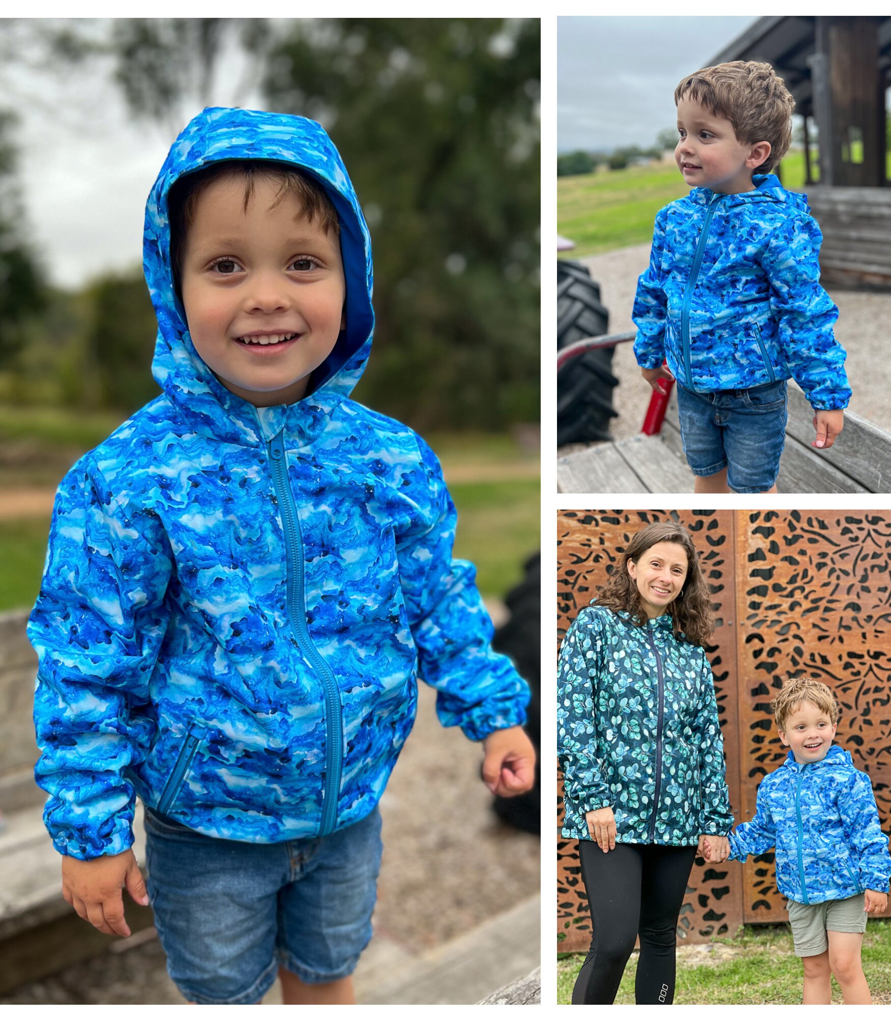 Kid's Zephyr Windbreaker Sewing Pattern - Etsy