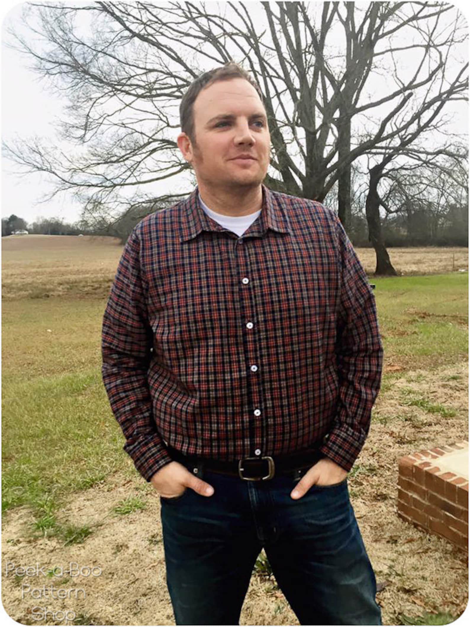 Yukon Button-up: Men's Button-up Shirt Pattern - Etsy UK