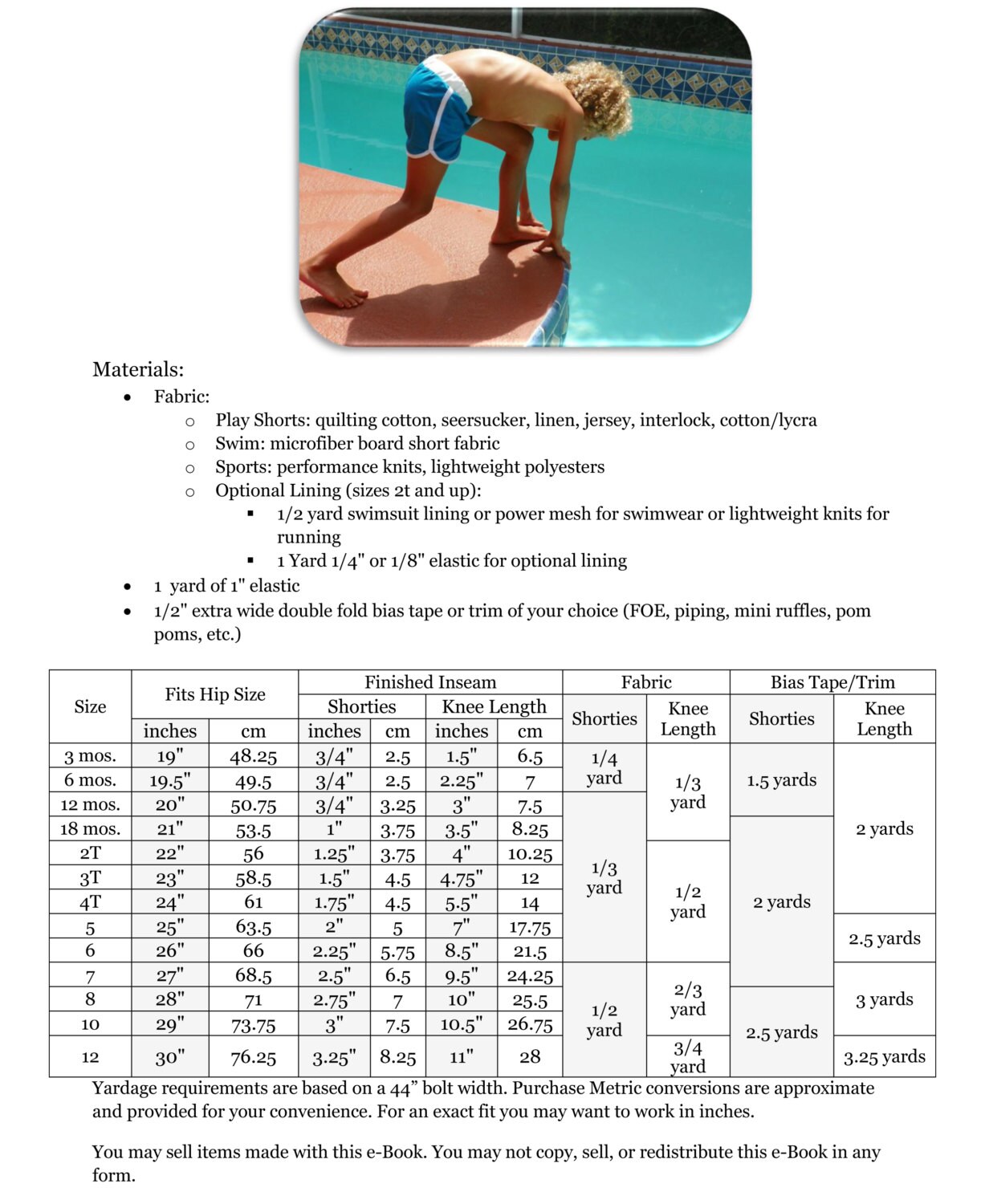 School's Out Shorts Sewing Pattern: Running Shorts - Etsy