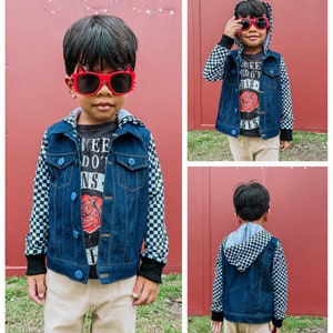 Kid's Denim Jacket PDF Sewing Pattern - Etsy
