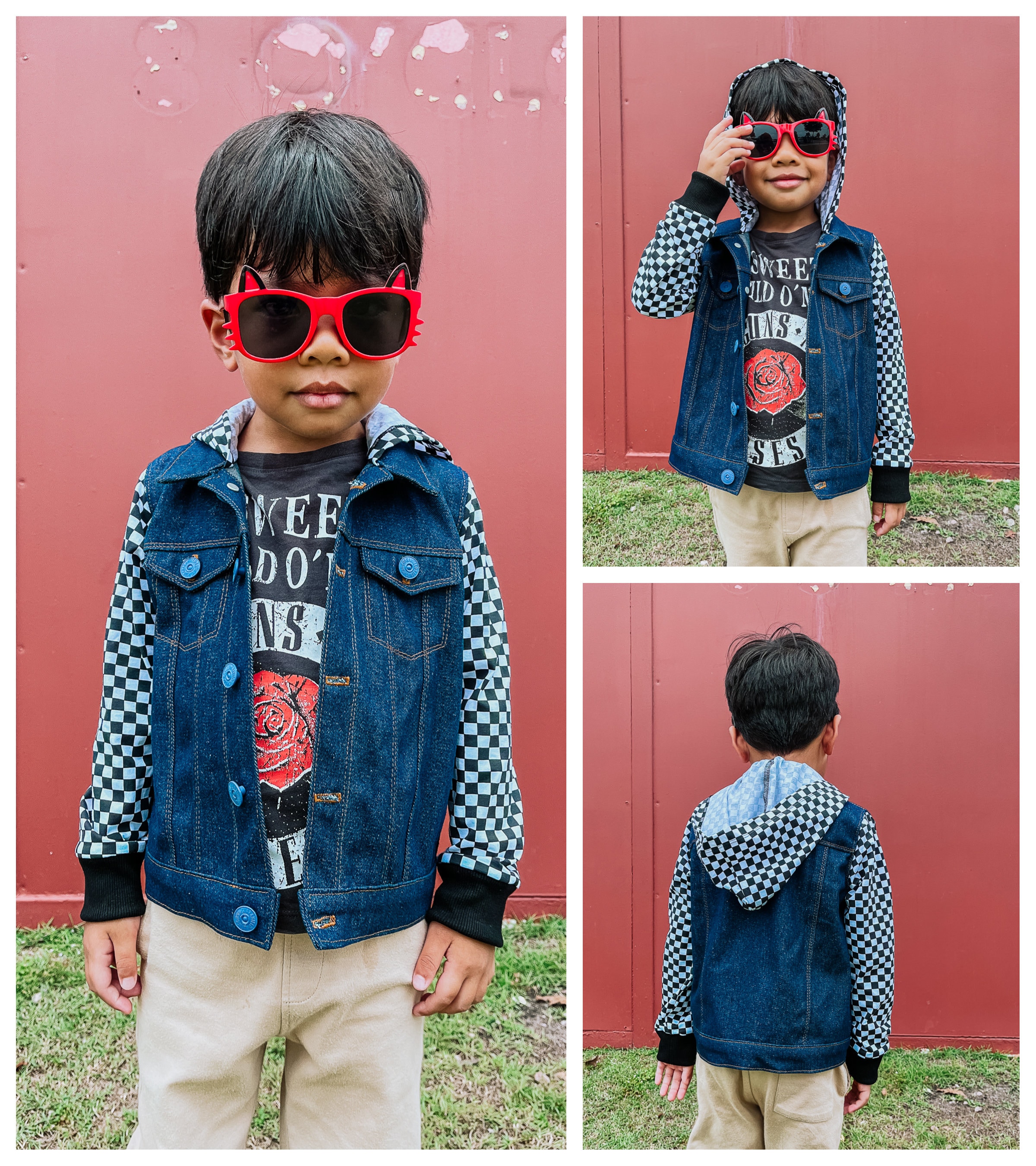 Kid's Denim Jacket PDF Sewing Pattern - Etsy