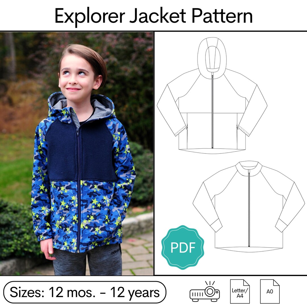 Explorer Jacket Pattern - Etsy