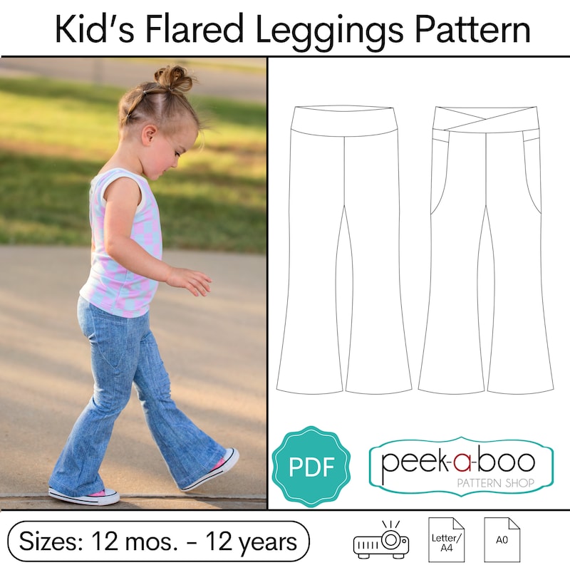 Leggings Pattern - Etsy