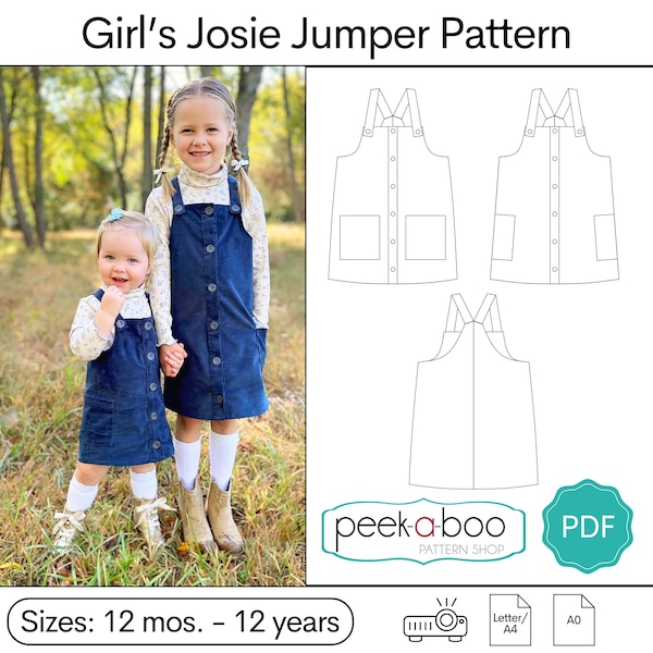 Girls Jumper Pattern - Etsy