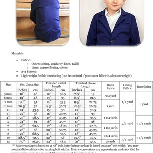 Little Gentleman Suit Jacket: Boys Suit Jacket Pattern, Boys Blazer ...