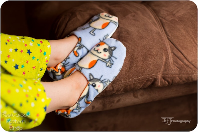 Comfy Cozy Slippers: Slippers Sewing Pattern Kids Slippers - Etsy