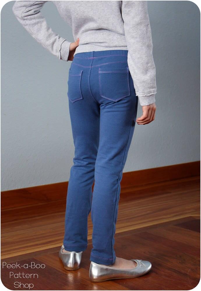 Juniper Jeggings Sewing Pattern: Girls Jeggings Pattern, Leggings ...
