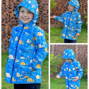 Kid's Raincoat Pattern - Etsy