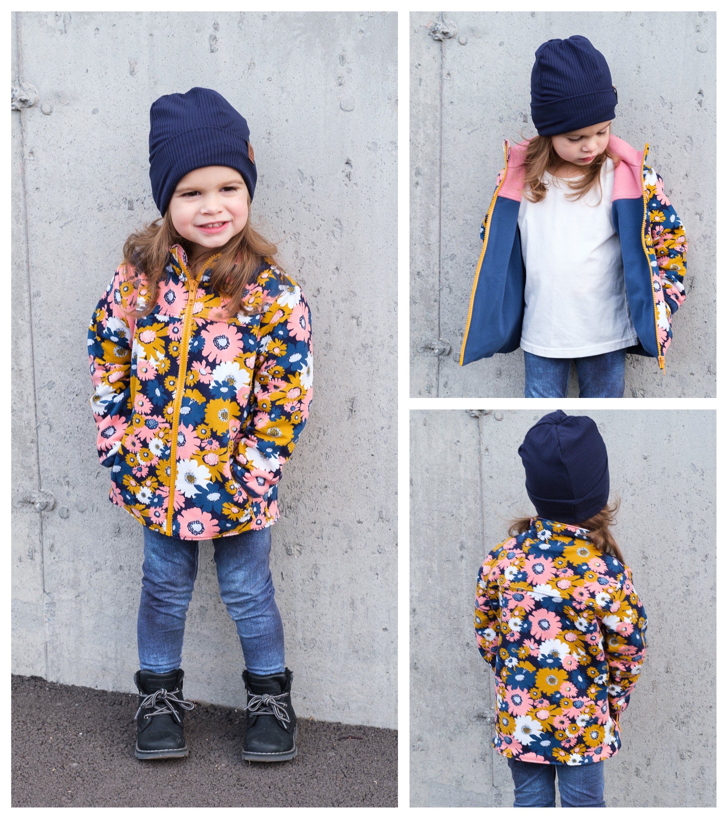 Happy Camper Jacket: Fleece Jacket Pattern, Kids Jacket Pattern - Etsy