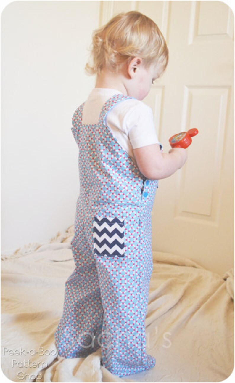Lullaby Line Overalls: Baby Overalls Pattern Toddler Overalls - Etsy