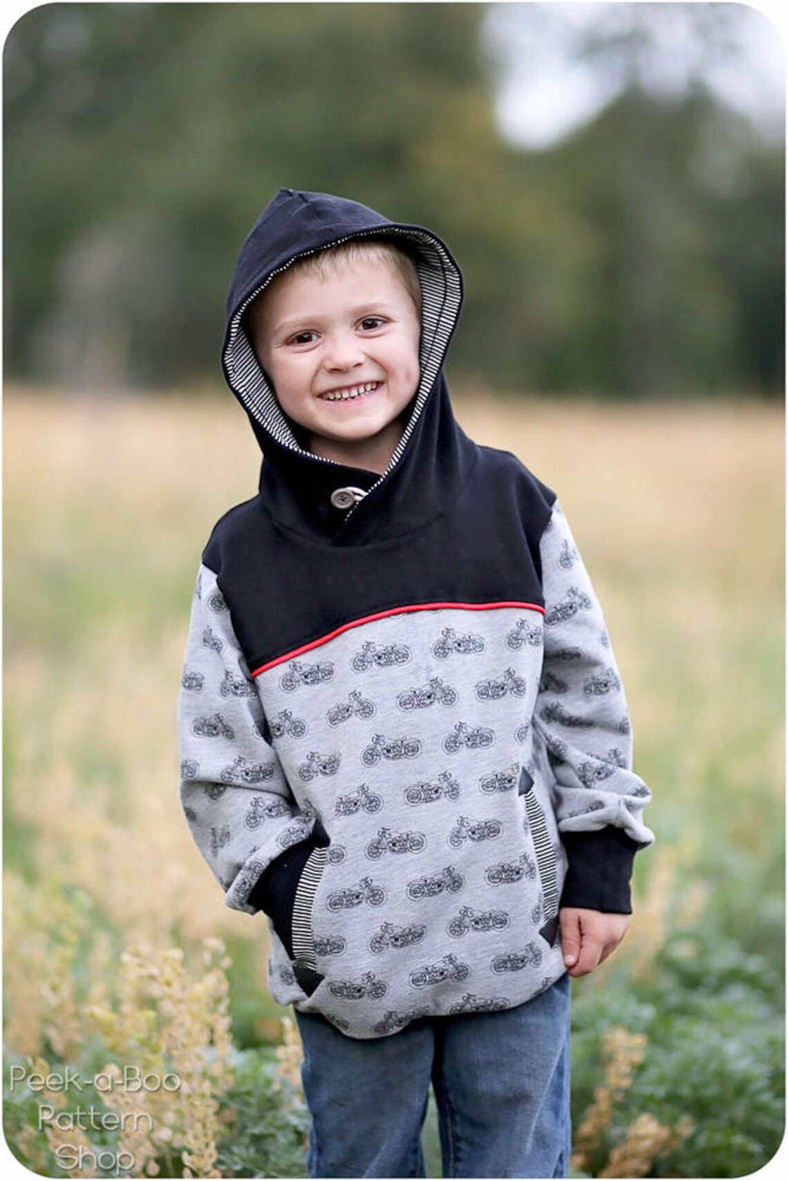 Huckleberry Hoodie PDF Sewing Pattern: Hoodie Pattern / Sweatshirt PDF ...