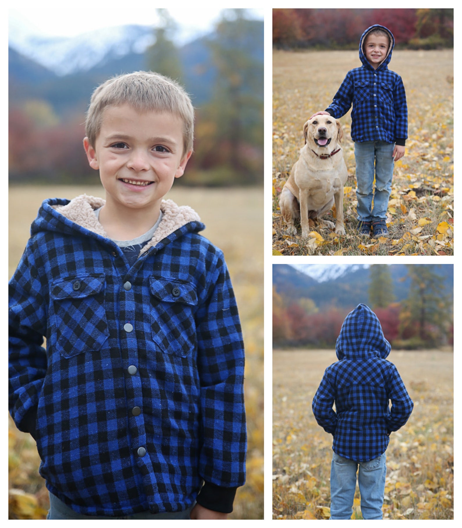 Kid's Shirt Jacket PDF Sewing Pattern Kid's Shacket - Etsy