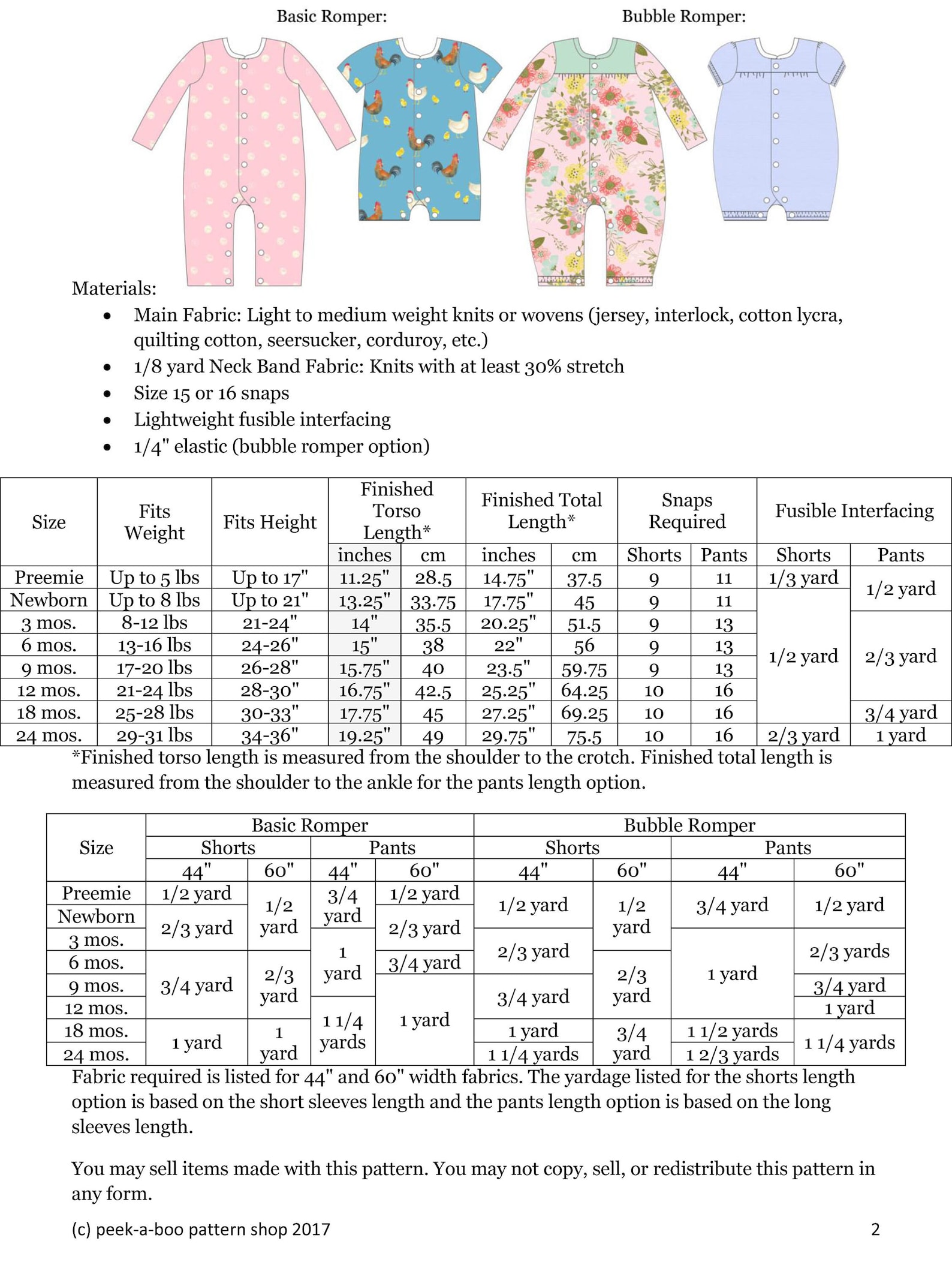 Roly Poly Romper Sewing Pattern, Snap Romper Sewing Pattern, Baby ...