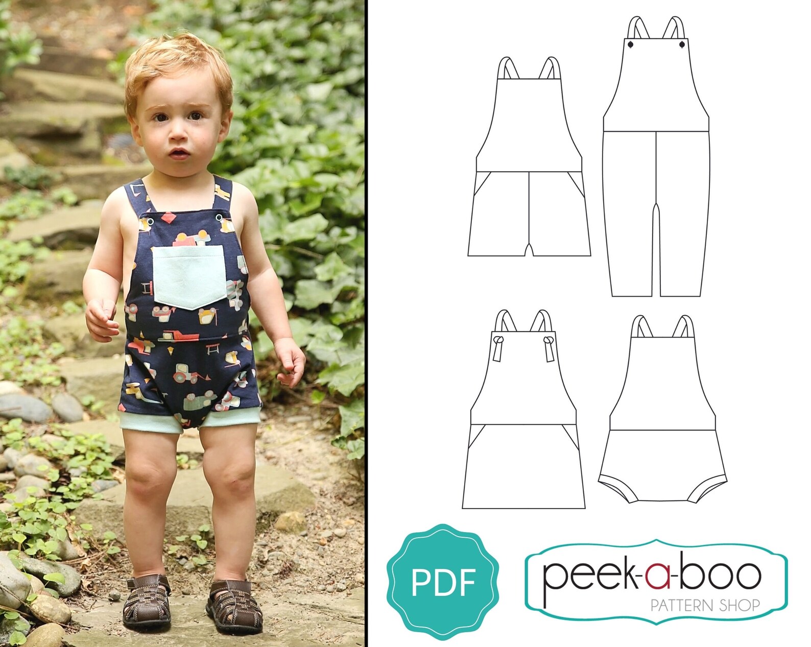 Darcy Romper & Dress PDF Sewing Pattern - Etsy
