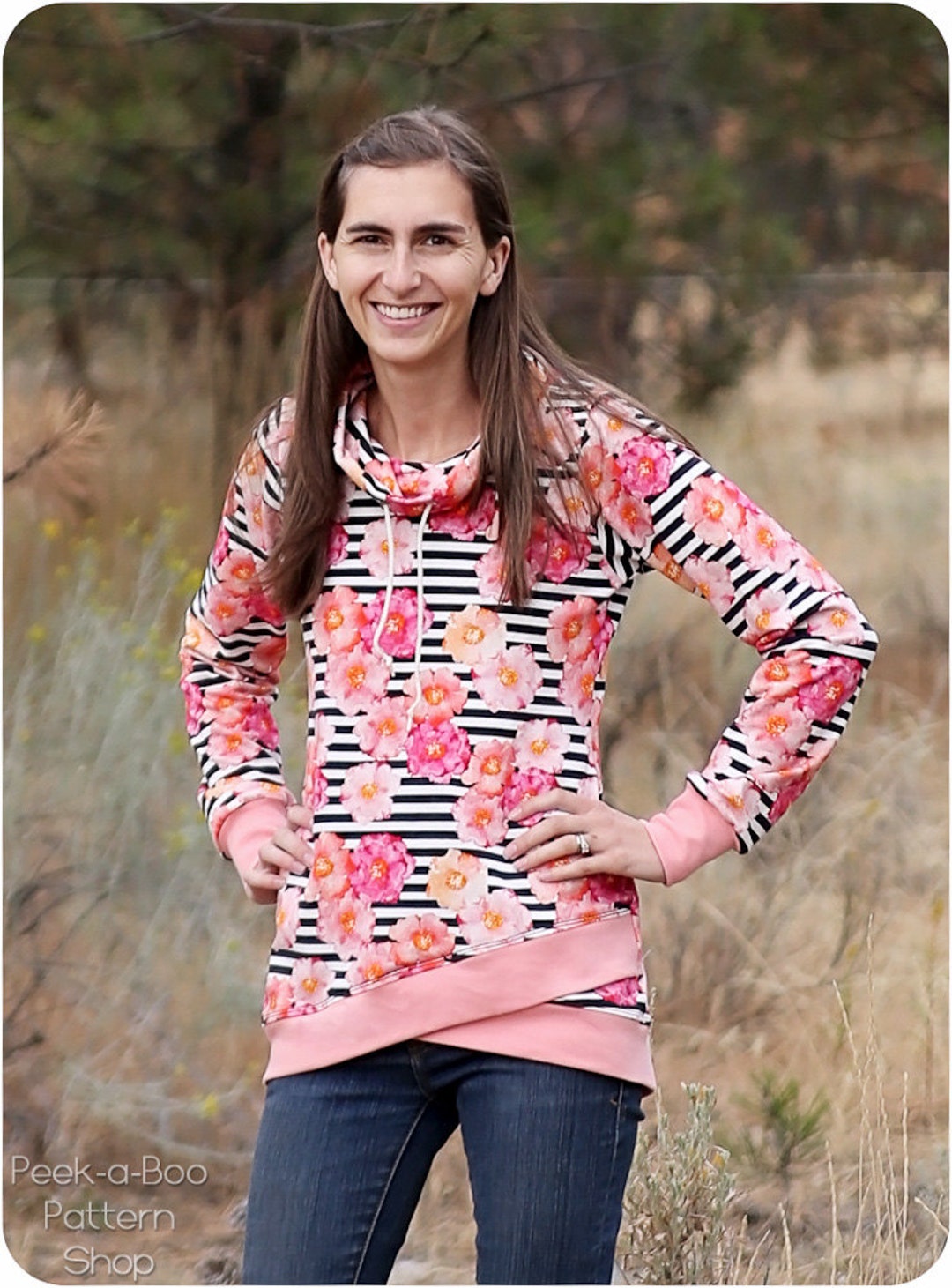 Pemberley Pullover PDF Sewing Pattern for Women: Sweatshirt Pattern ...
