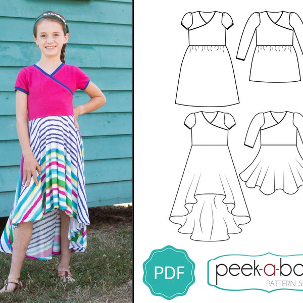 Wrap Dress Pattern - Etsy