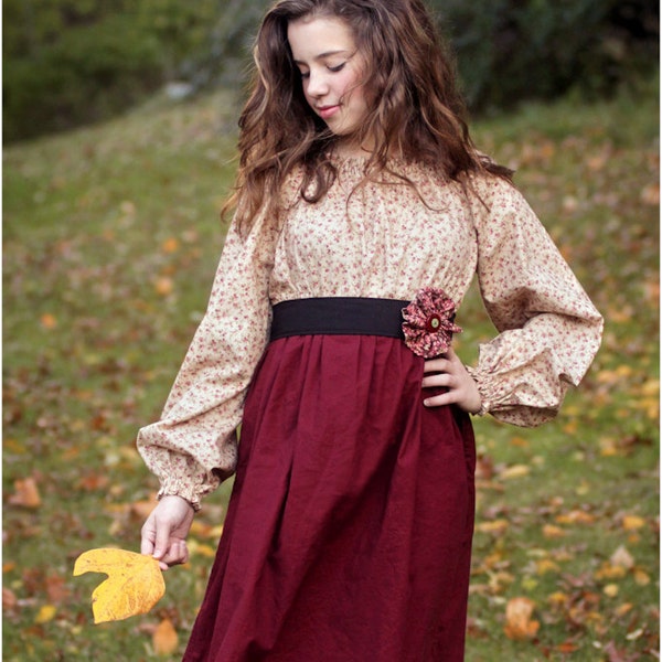 Girls Peasant Dress - Etsy