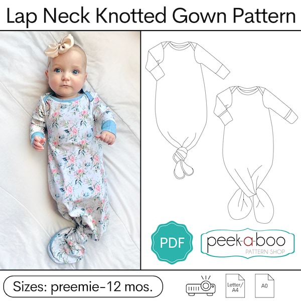 Baby Gown Pattern - Etsy