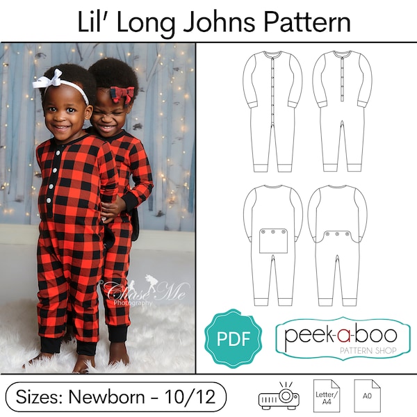 Long Johns Pattern - Etsy