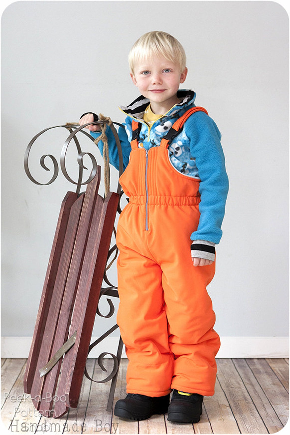 Blizzard Buddy Snow Pants: Snow Pants Sewing Pattern, Snow Bibs Pattern ...