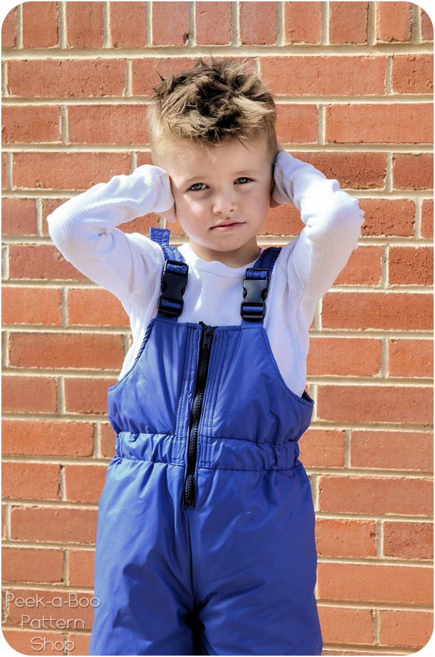 Blizzard Buddy Snow Pants: Snow Pants Sewing Pattern, Snow Bibs Pattern ...