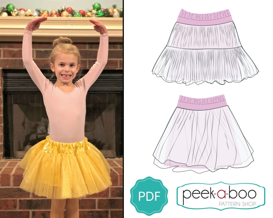 Perfect Petticoat Sewing Pattern: Girls Petticoat Pattern, Tutu Pattern ...