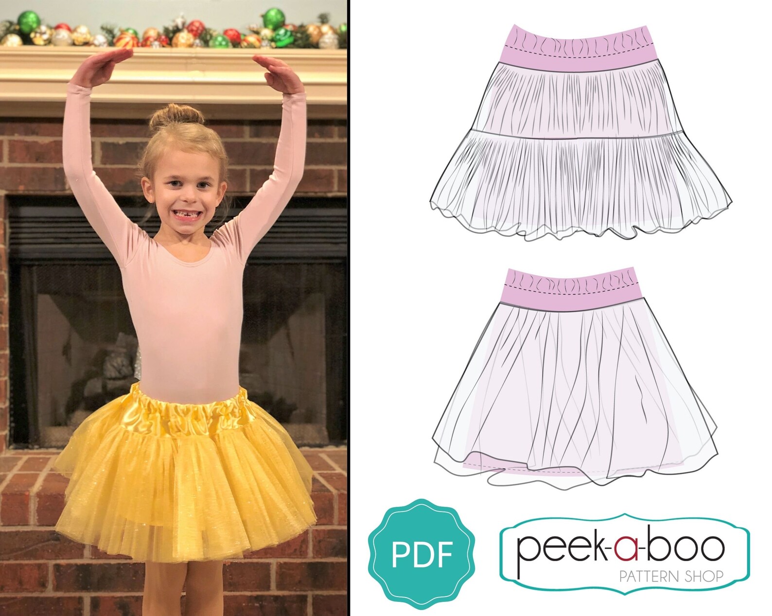 Perfect Petticoat Sewing Pattern: Girls Petticoat Pattern - Etsy