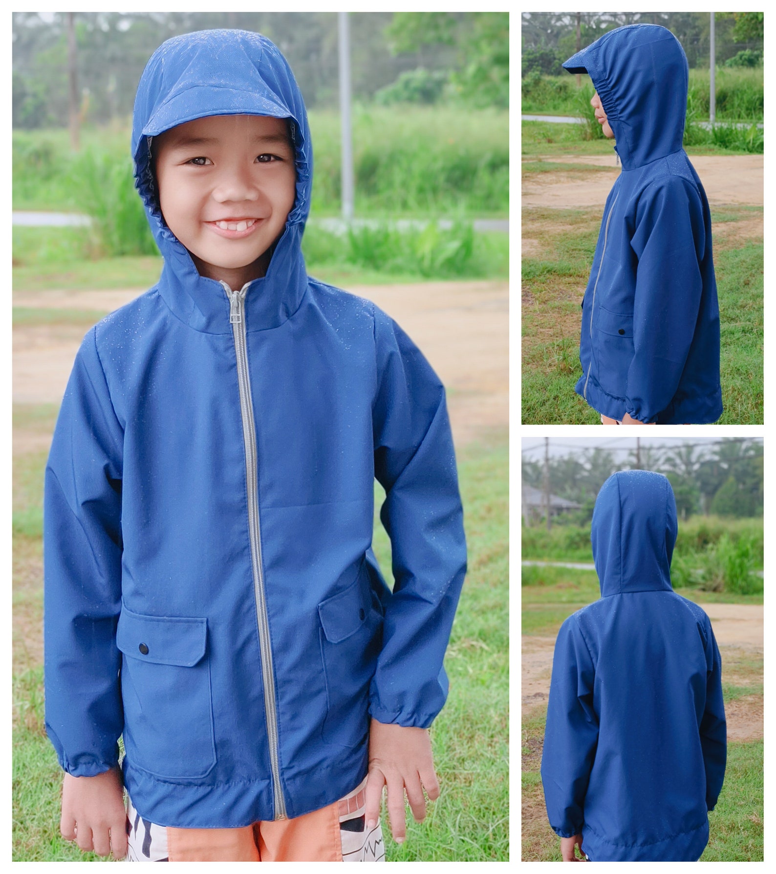 Kid's Raincoat Pattern - Etsy