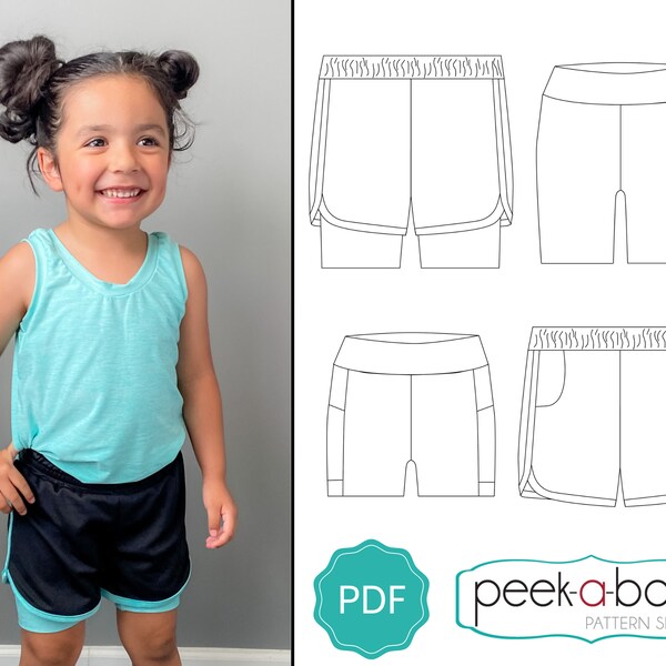 Kids Shorts Pattern - Etsy
