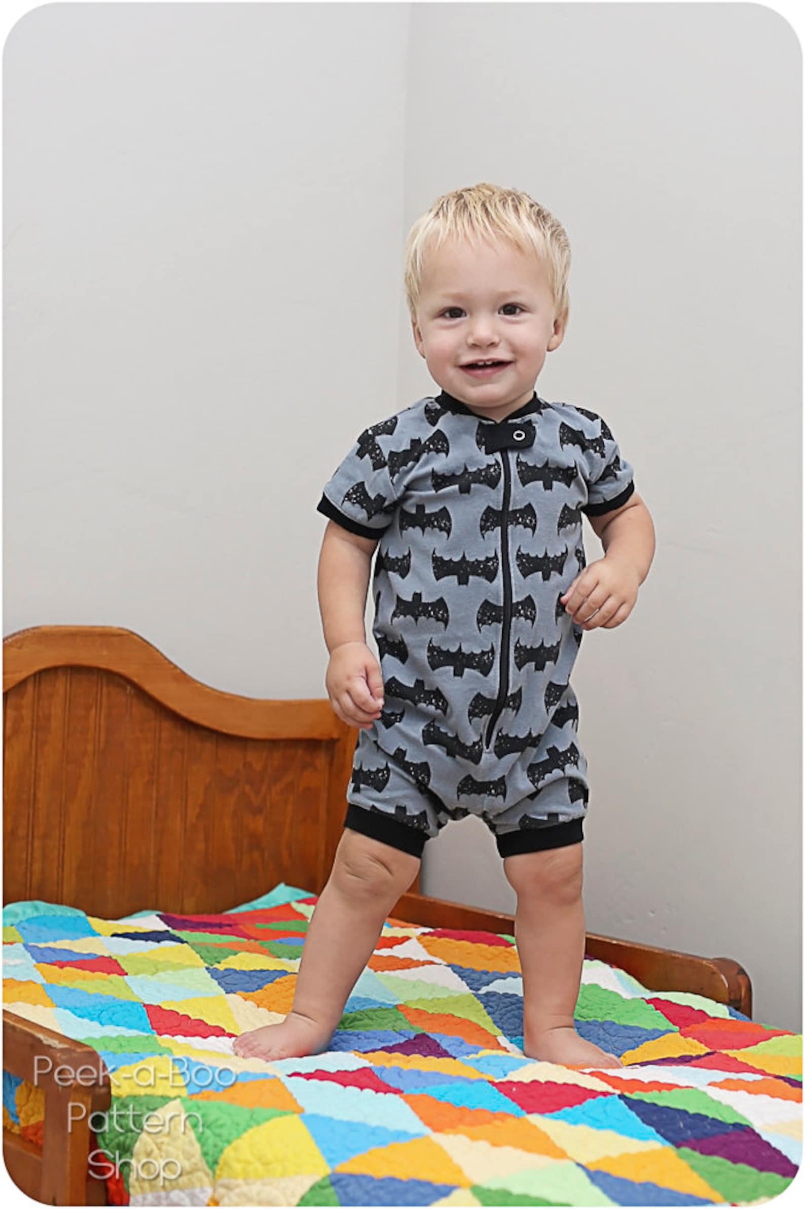 Classic Zipper Pjs: Footie Pajamas Pattern Footed Pajamas - Etsy