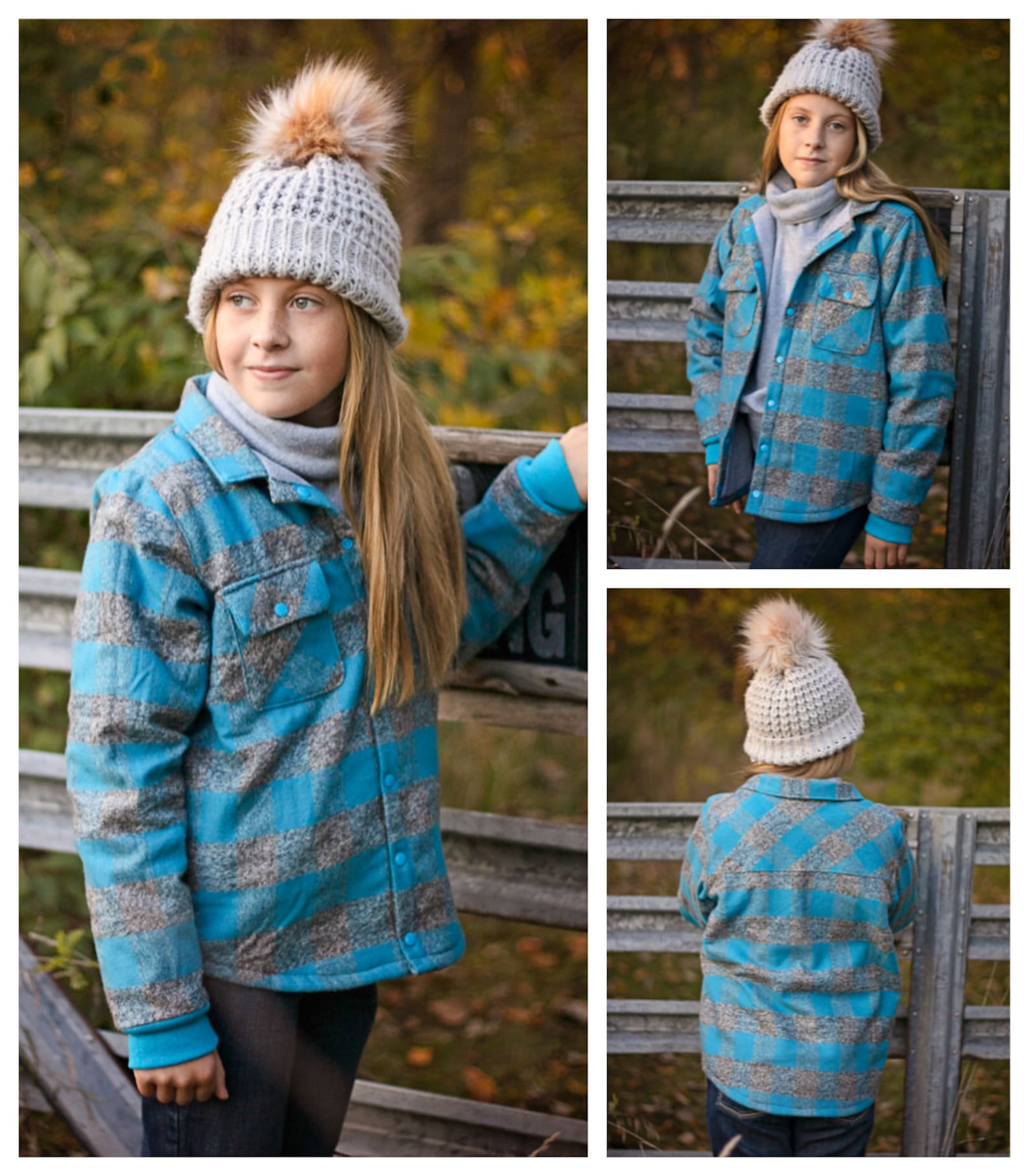 Kid's Shirt Jacket PDF Sewing Pattern Kid's Shacket - Etsy