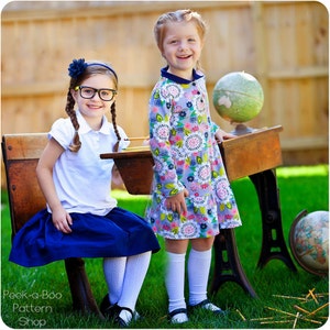 Poppy Polo Dress and Poppy Polo Top: Girls Polo Pattern, School Uniform ...
