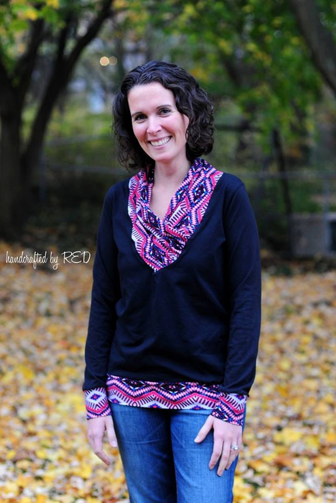 City Chic Top: Women's Cowl Neck Top Sewing Pattern - Etsy