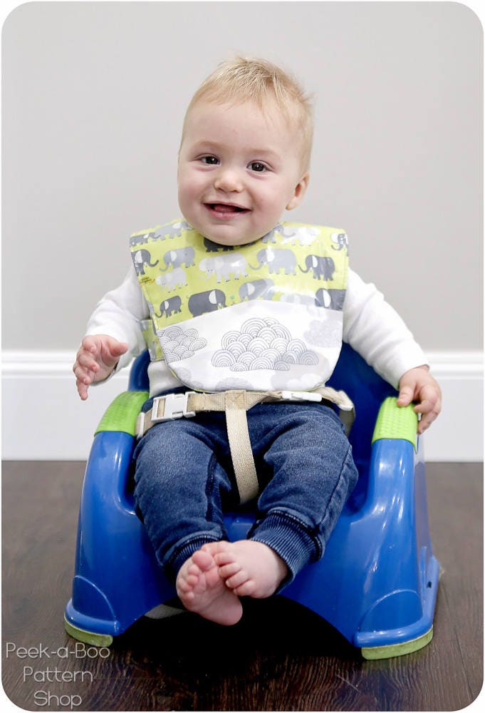 Houdini Bib Sewing Pattern / Full Coverage Baby Bib / Bib With | Etsy