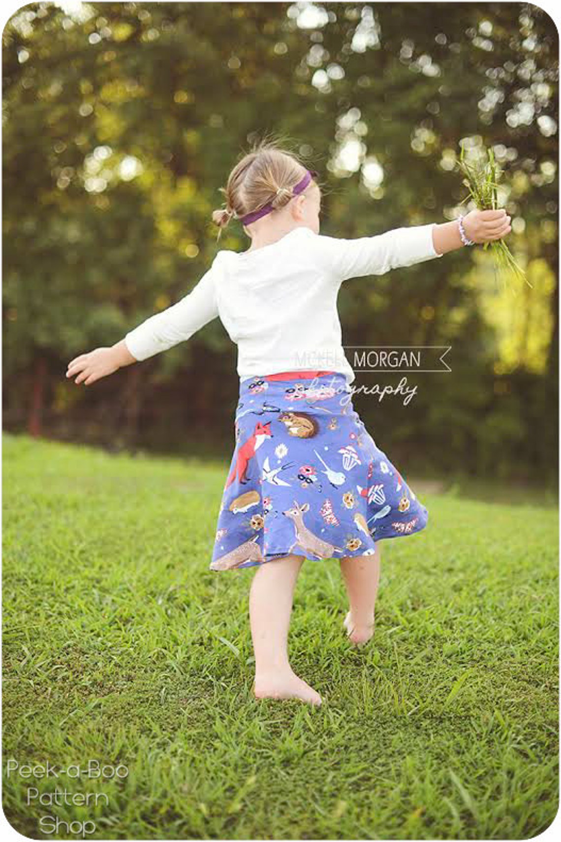 Spunky Girl Skater Skirt PDF Sewing Pattern for Girls - Etsy