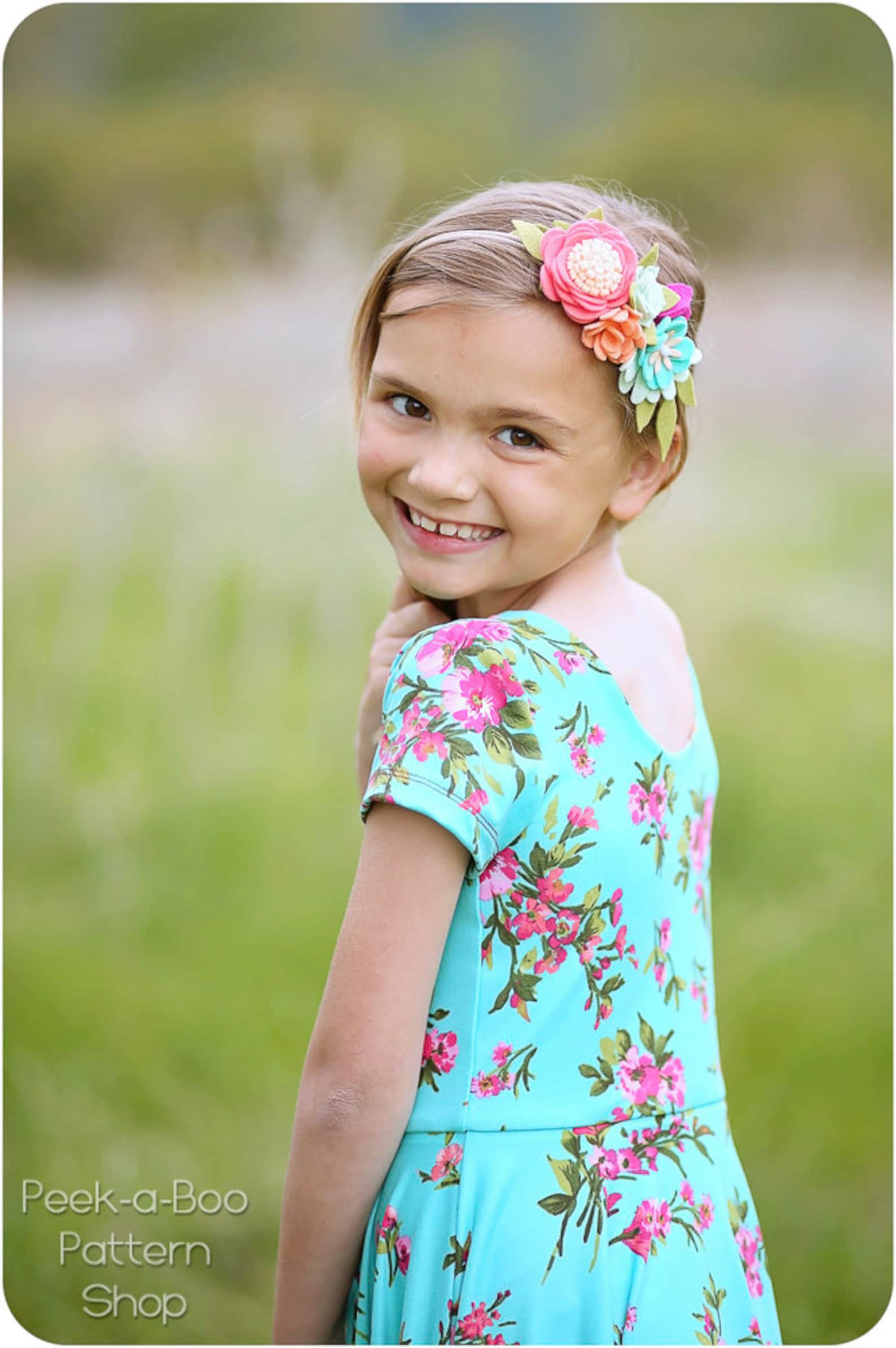 Melanie Maxi Dress & More PDF Sewing Pattern: Girls Maxi Dress - Etsy