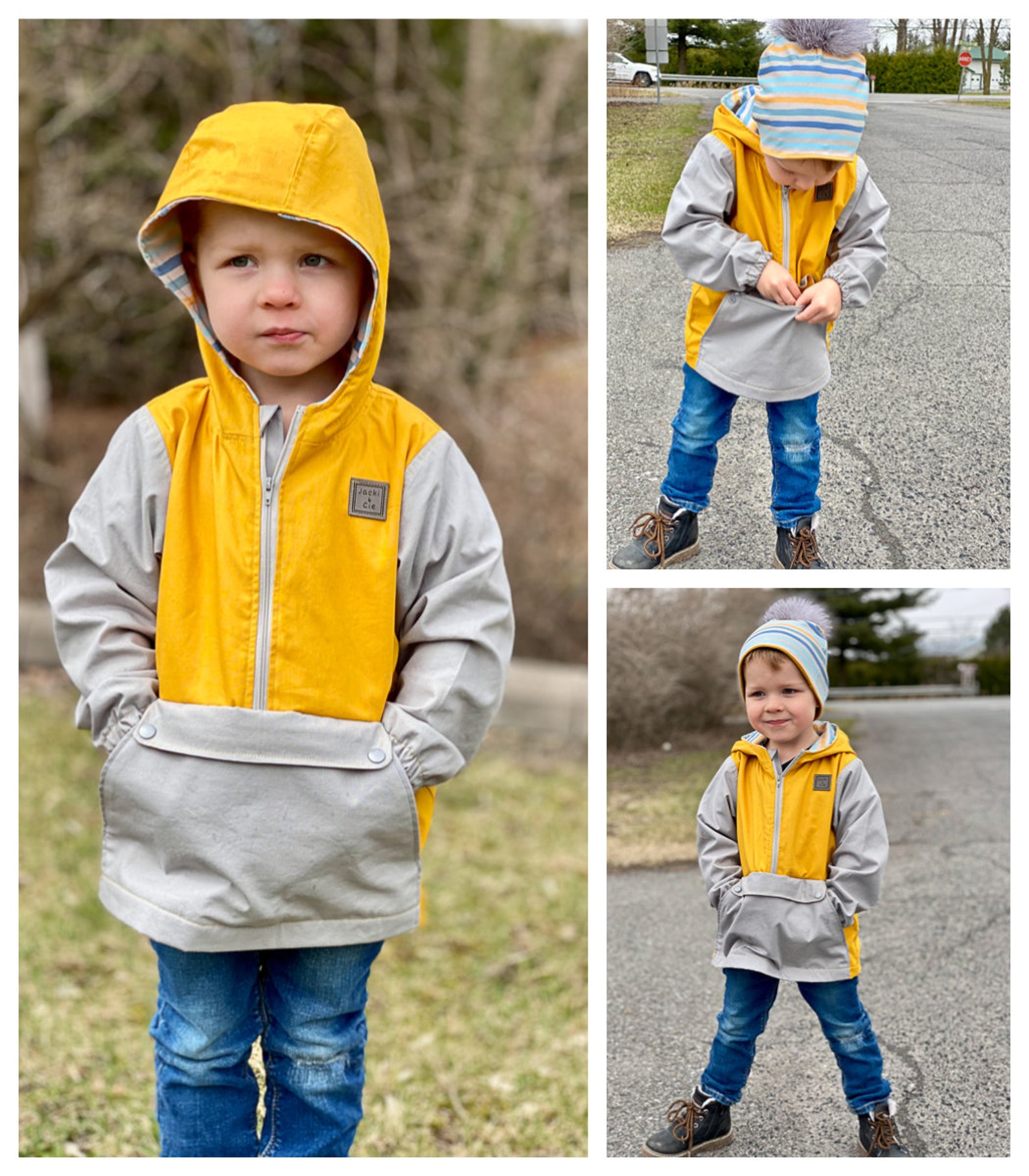 Kid's Anorak Jacket Sewing Pattern - Etsy