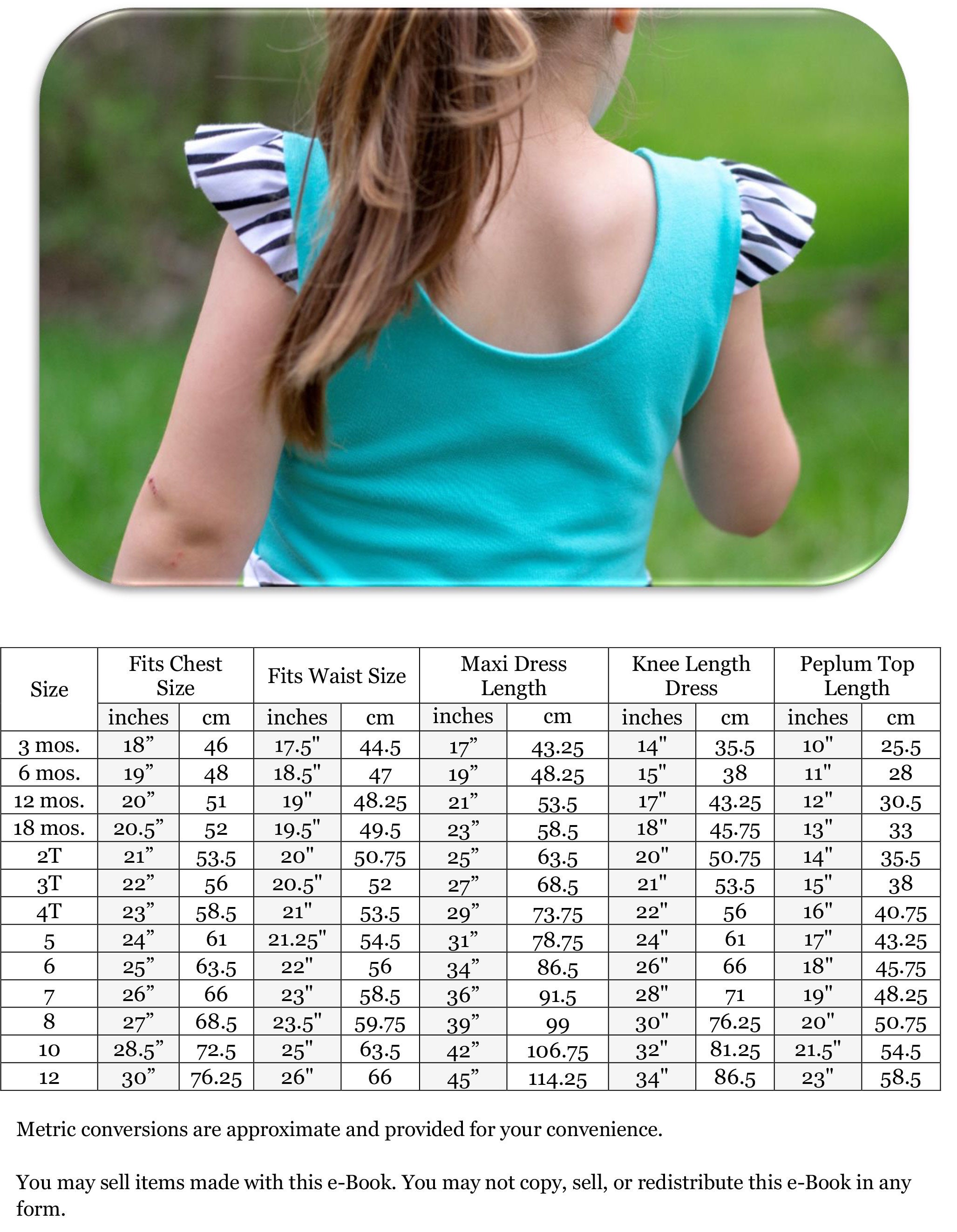 Melanie Maxi Dress & More PDF Sewing Pattern: Girls Maxi Dress - Etsy ...