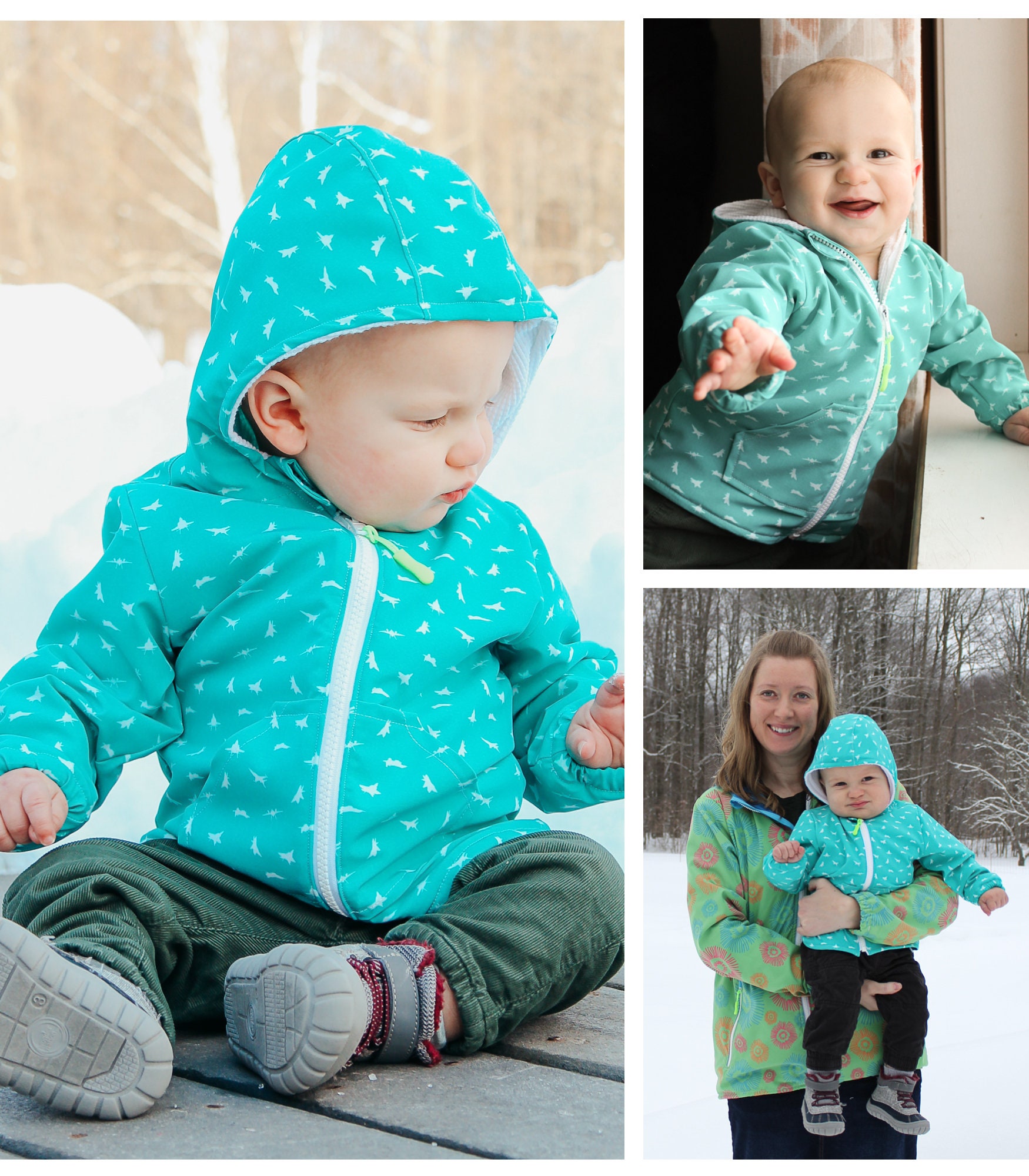 Kid's Zephyr Windbreaker Sewing Pattern - Etsy