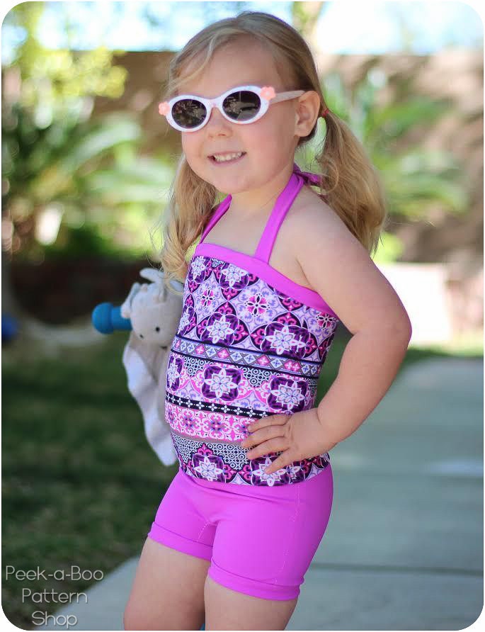 Girls Tankini Pattern Swimsuit Pdf Sewing Pattern Bikini | atelier-yuwa ...