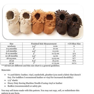 Lil' Papoose Moccasins: Baby Moccasins Pattern, Soft Soled Shoes ...