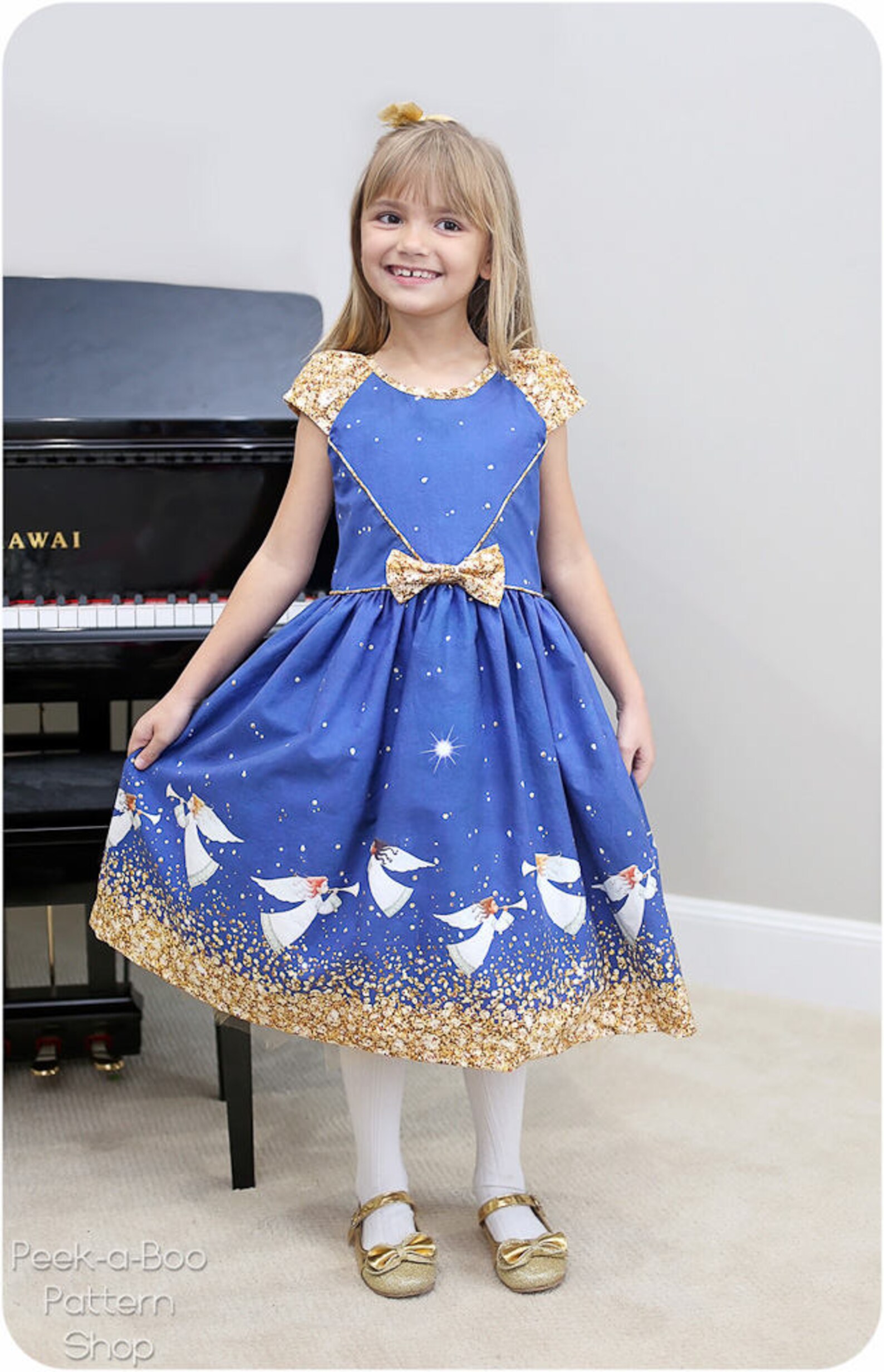 Pearl Party Dress Sewing Pattern/ Girls Dress PDF Sewing - Etsy